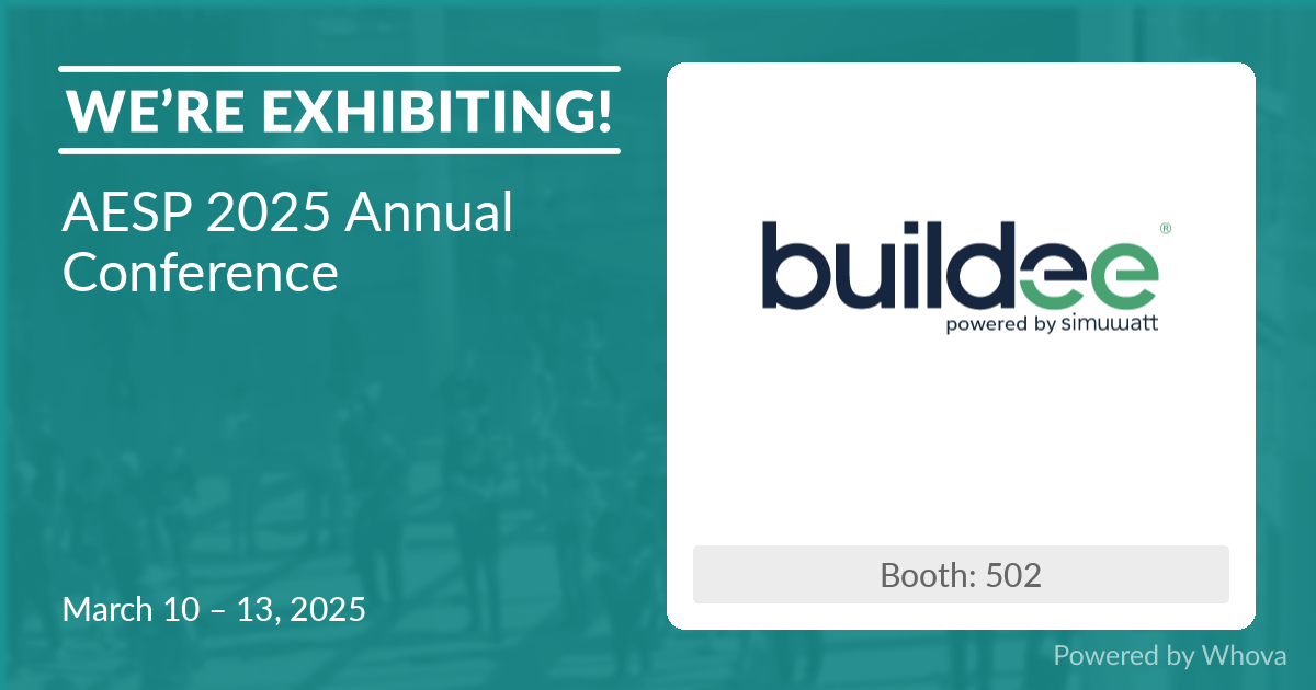 Meet buildee at AESP's 2025 Conference - Mar. 10-13